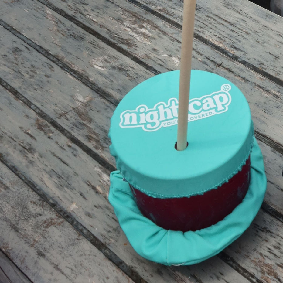 NightCap Scrunchie Drink Cover – NightCapIt