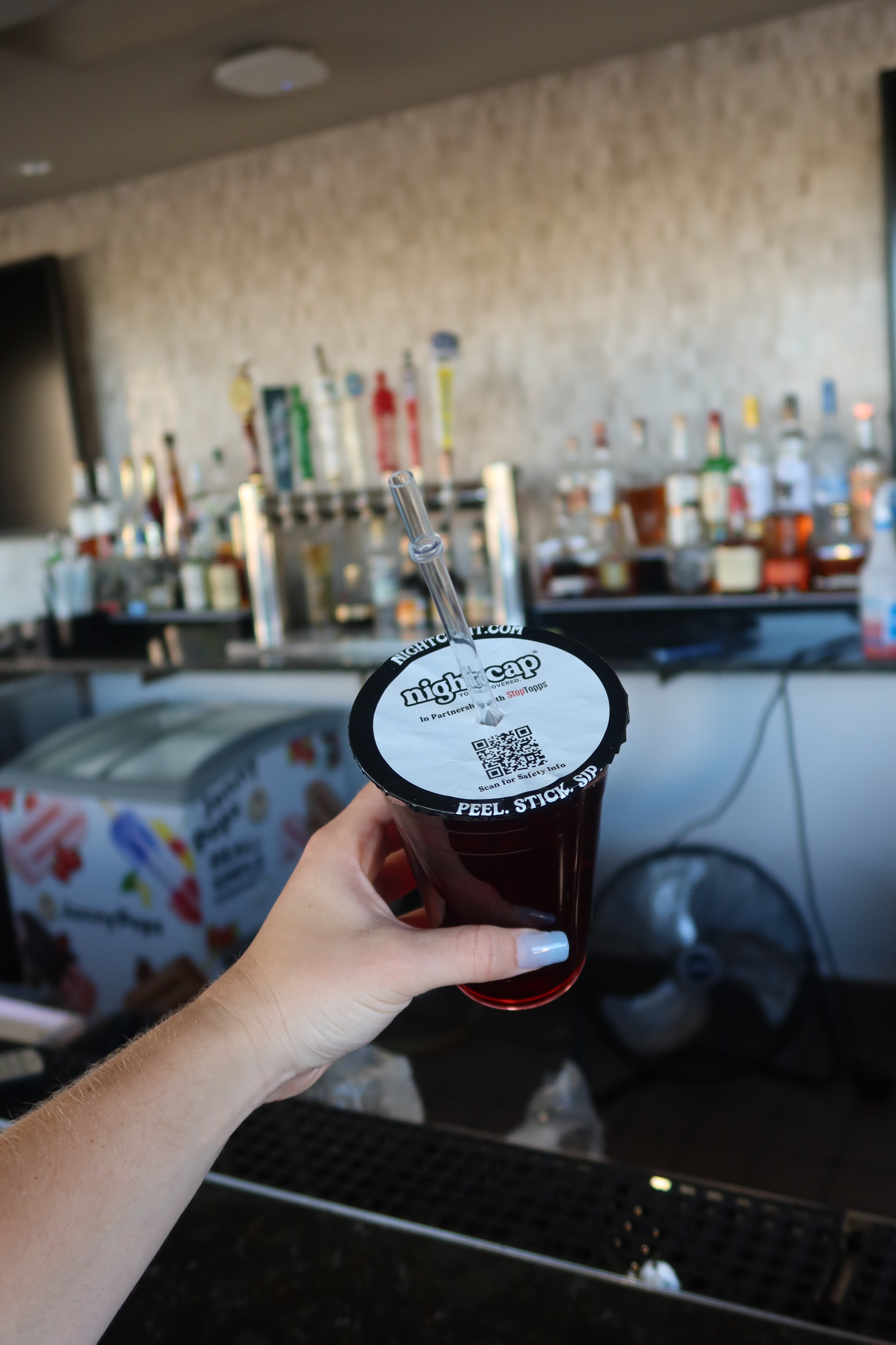 StopTopps: The Drink Spiking Prevention Sticker – NightCapIt